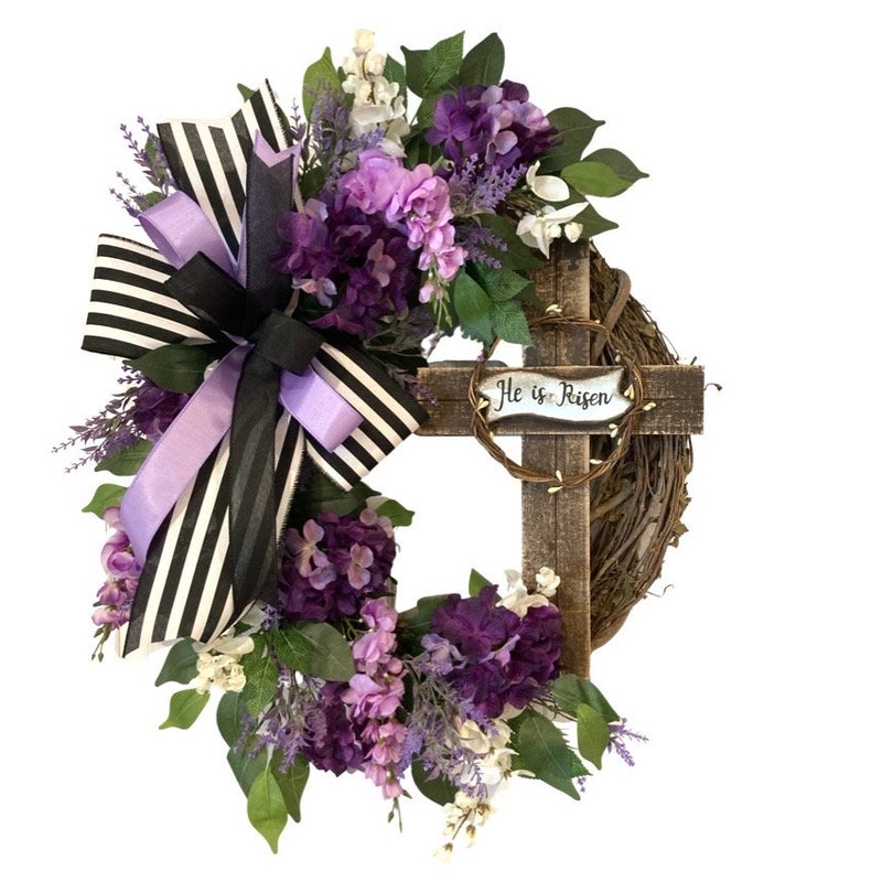 Religious Easter Wreath - Etsy