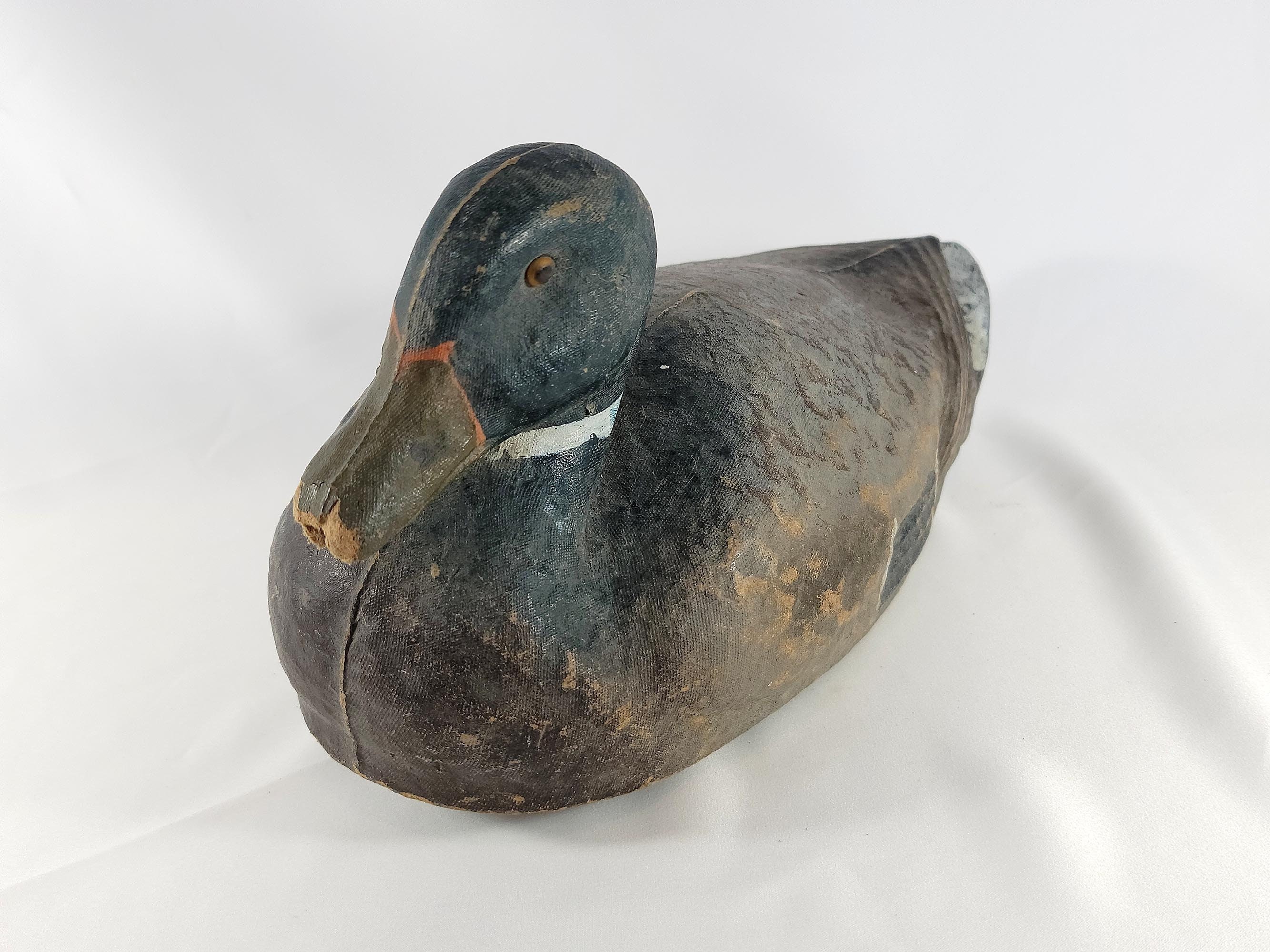 JC Higgins, J.C. Higgins Duck Decoy, Mallard Decoy, Paper Mache Decoy ...