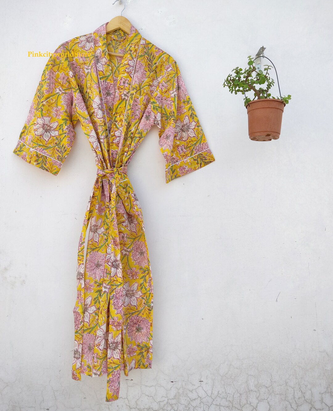 Floral Print Robes, Bridesmaid Kimono Robe, Floral Kimono, Bridal ...