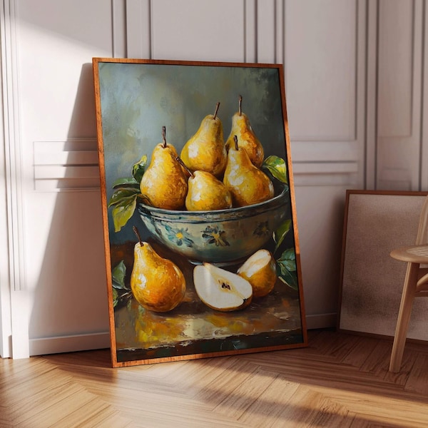 Painted Pears - Etsy