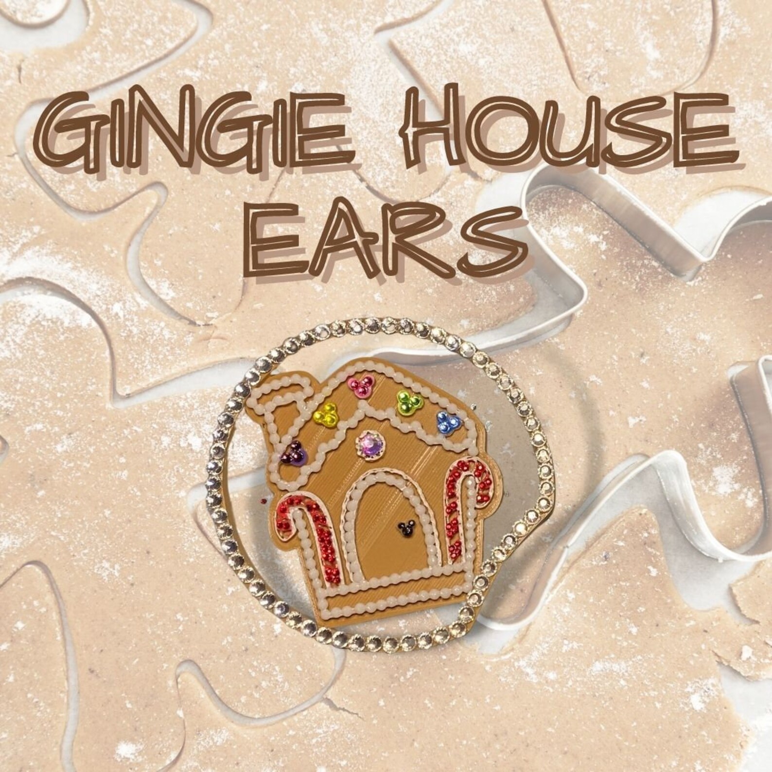 GINGIE HOUSE EARS Gingerbread House Gingerbread Man Mickey - Etsy