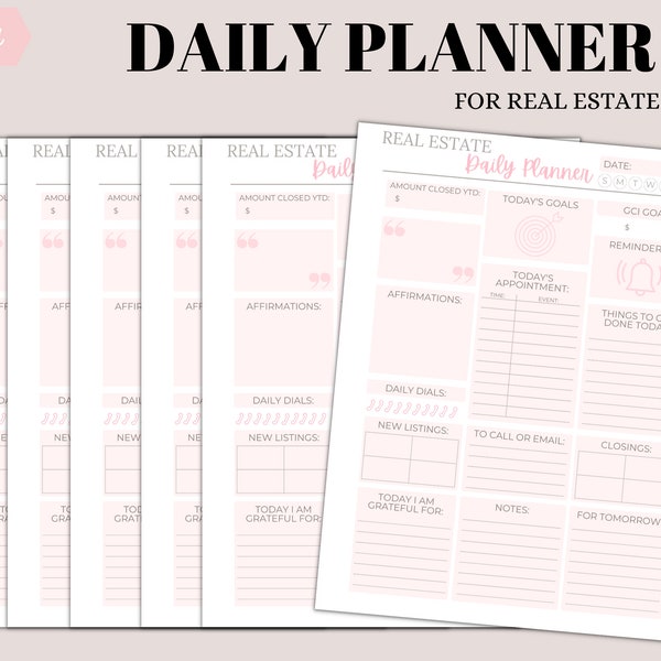 Real Estate Planner - Etsy