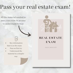 BEST SELLING Real Estate Study Guide for Real Estate Exam Study ...