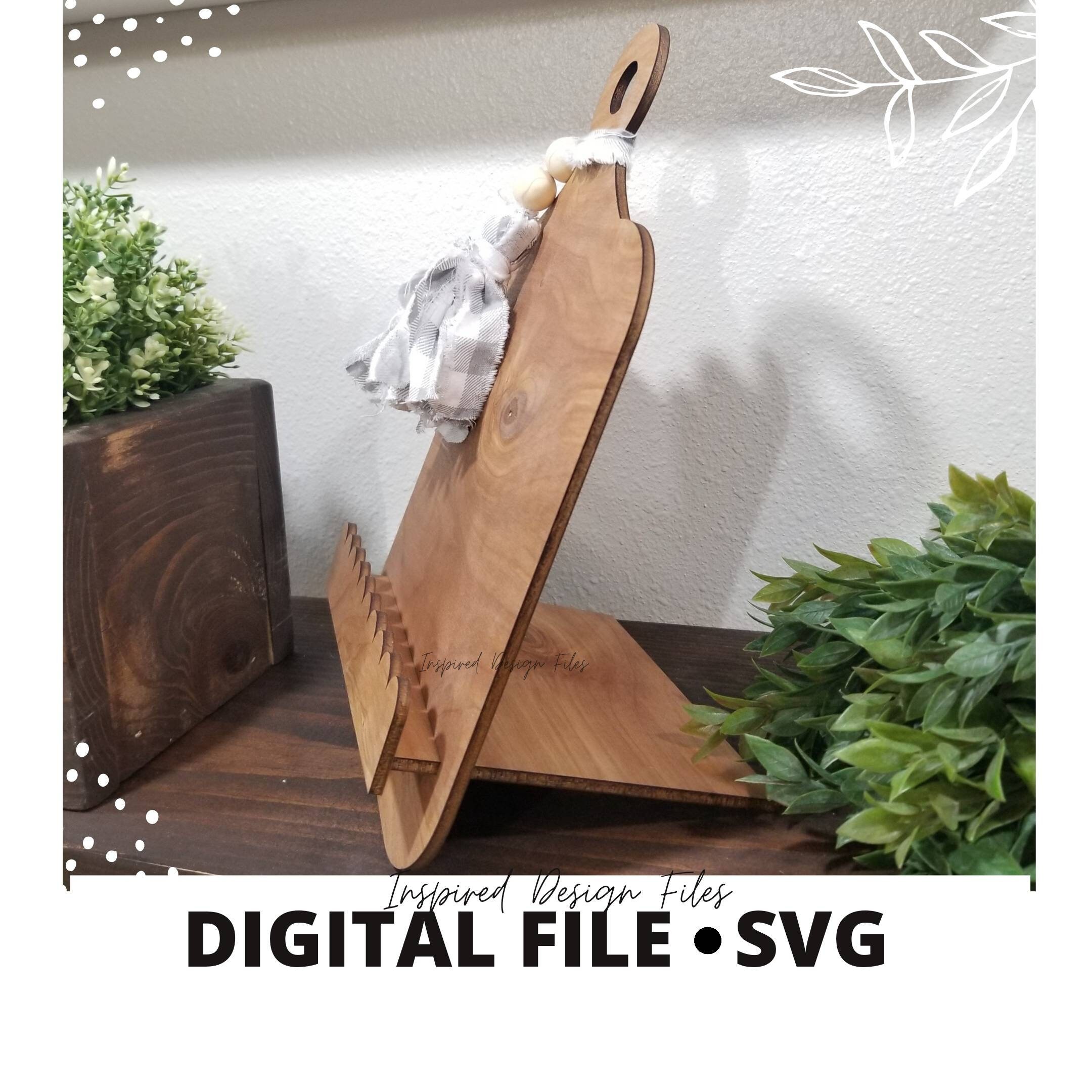 Tablet Stand SVG | Cookbook Stand | Recipe Holder | Chefs Stand | Easel ...