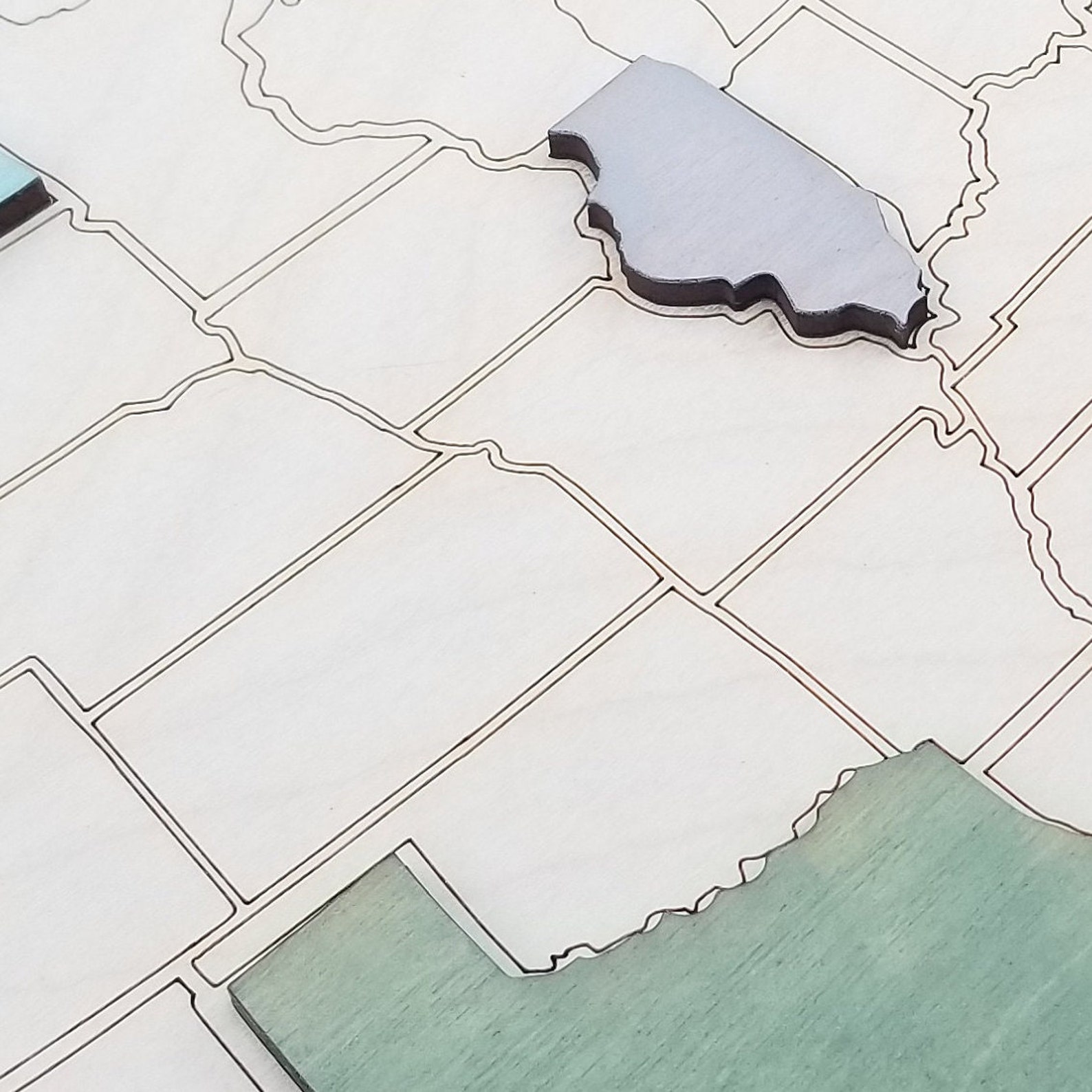 Glowforge File | US Map | Laser SVG File | Travel Map SVG | Adventure ...