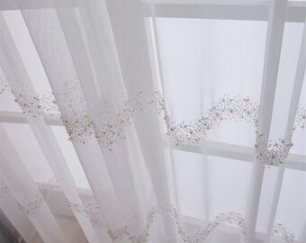 French Sheer Curtains - Etsy