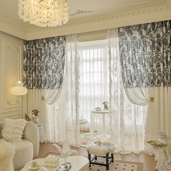 Patchwork Curtains - Etsy