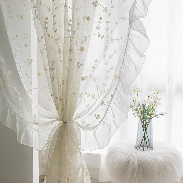 French Voile Curtains - Etsy