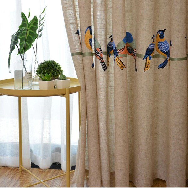 Bird Curtains - Etsy