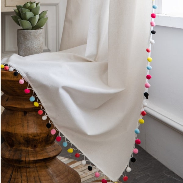 Multi Color Curtains - Etsy