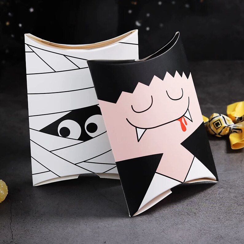 8pcs Halloween Treat Box/halloween Candy Boxes/frankenstein Trick or ...