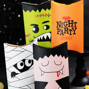8pcs Halloween Treat Box/halloween Candy Boxes/frankenstein Trick or ...