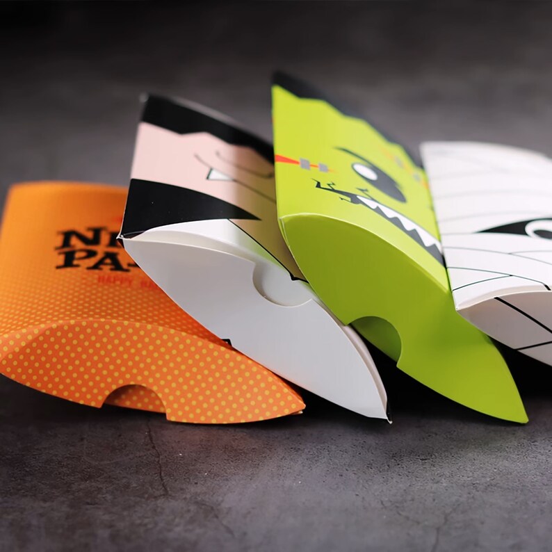 8pcs Halloween Treat Box/halloween Candy Boxes/frankenstein - Etsy