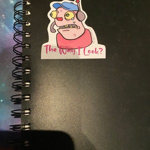 Warren the Worm Sticker Dhmis - Etsy