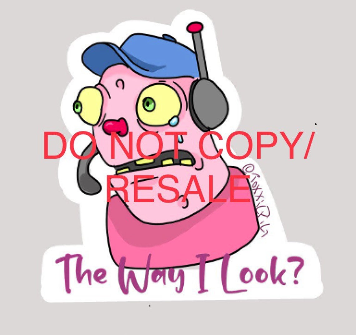 Warren the Worm Sticker Dhmis - Etsy