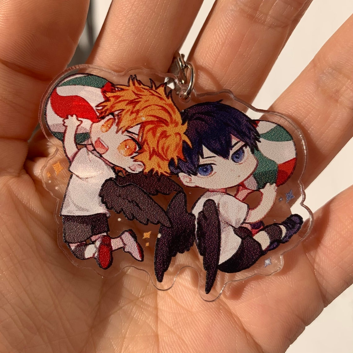 Haikyuu Lovers Gift Volleyball Keychain Anime Haikyuu | Etsy