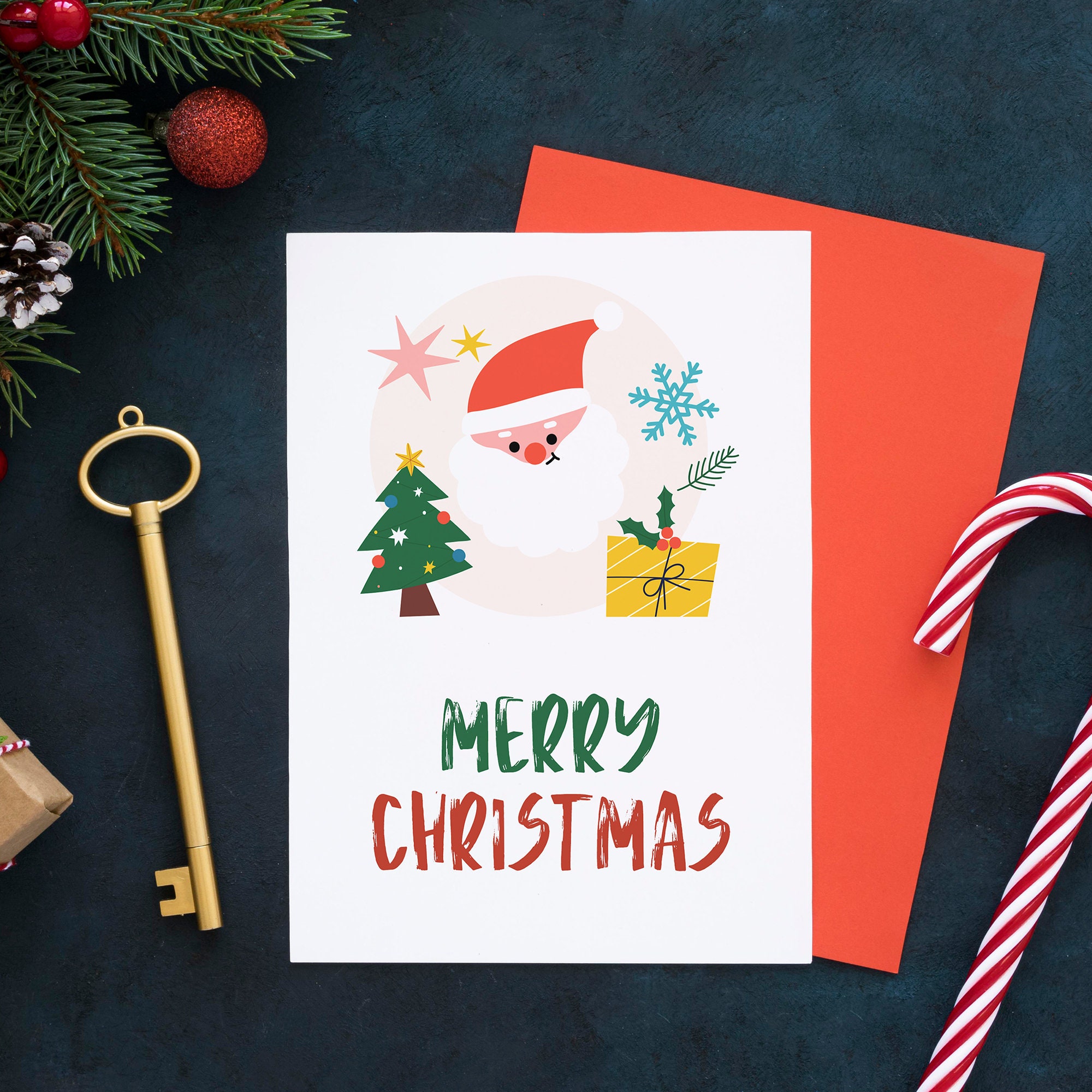 Printable Christmas Cards / Printable Card / Merry Christmas ...