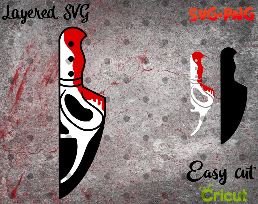 Layered SVG Scream for Cricut, Horror Svg, Vinyl File, Ghost Svg and ...