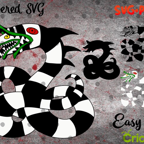 Layered SVG Sandworm for Cricut Horror Svg Halloween Vinyl - Etsy