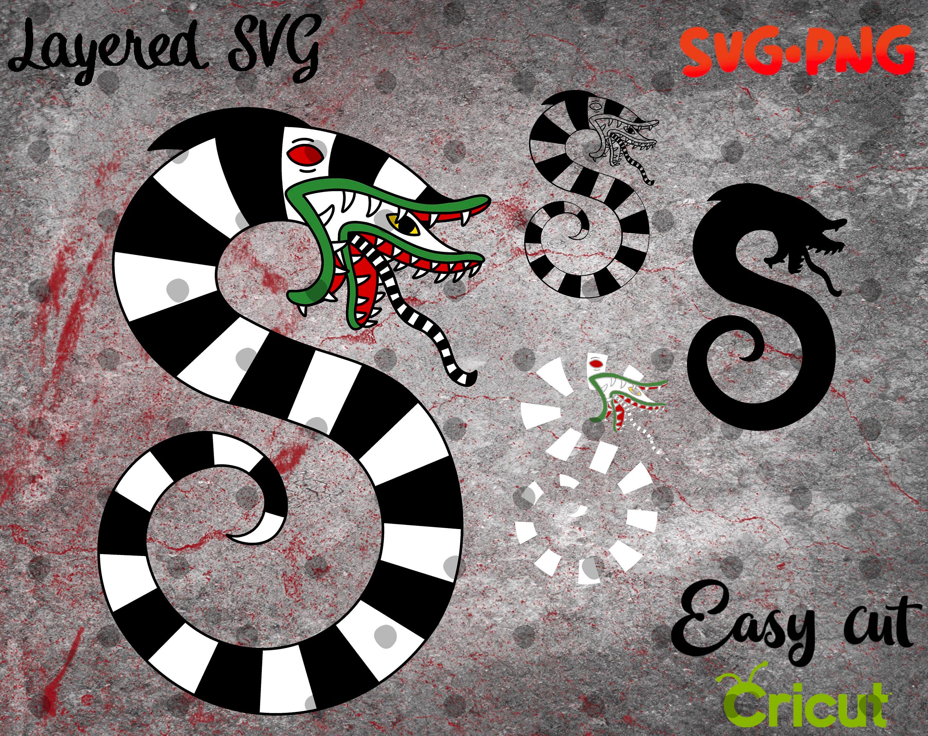 Layered SVG Sandworm for Cricut Horror Svg Vinyl File Ghost - Etsy