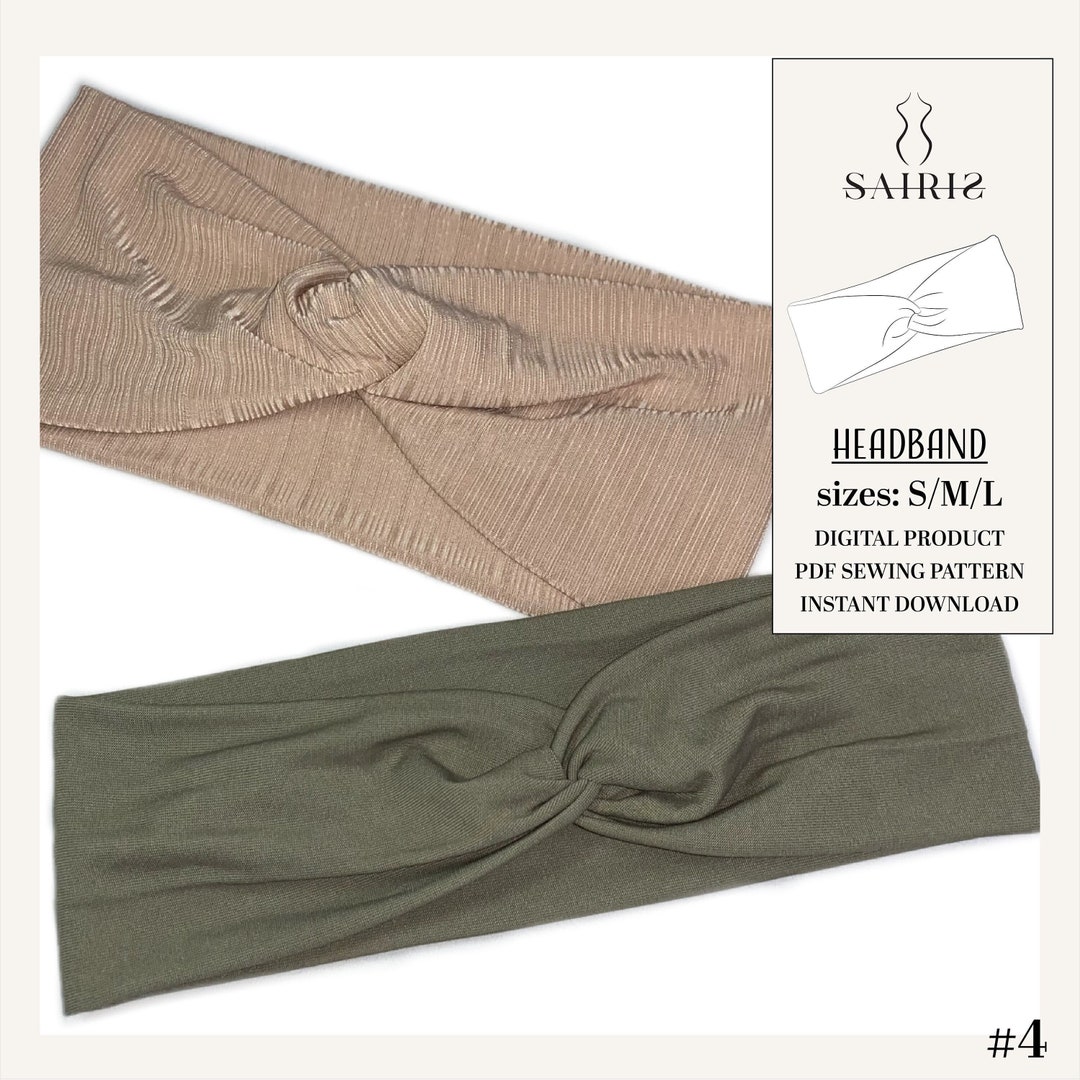 Headband Sewing Pattern (PDF) | S/M/L - Etsy UK