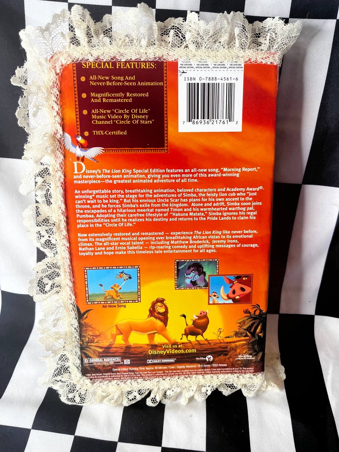 VHS the Lion King Junk Journal - Etsy