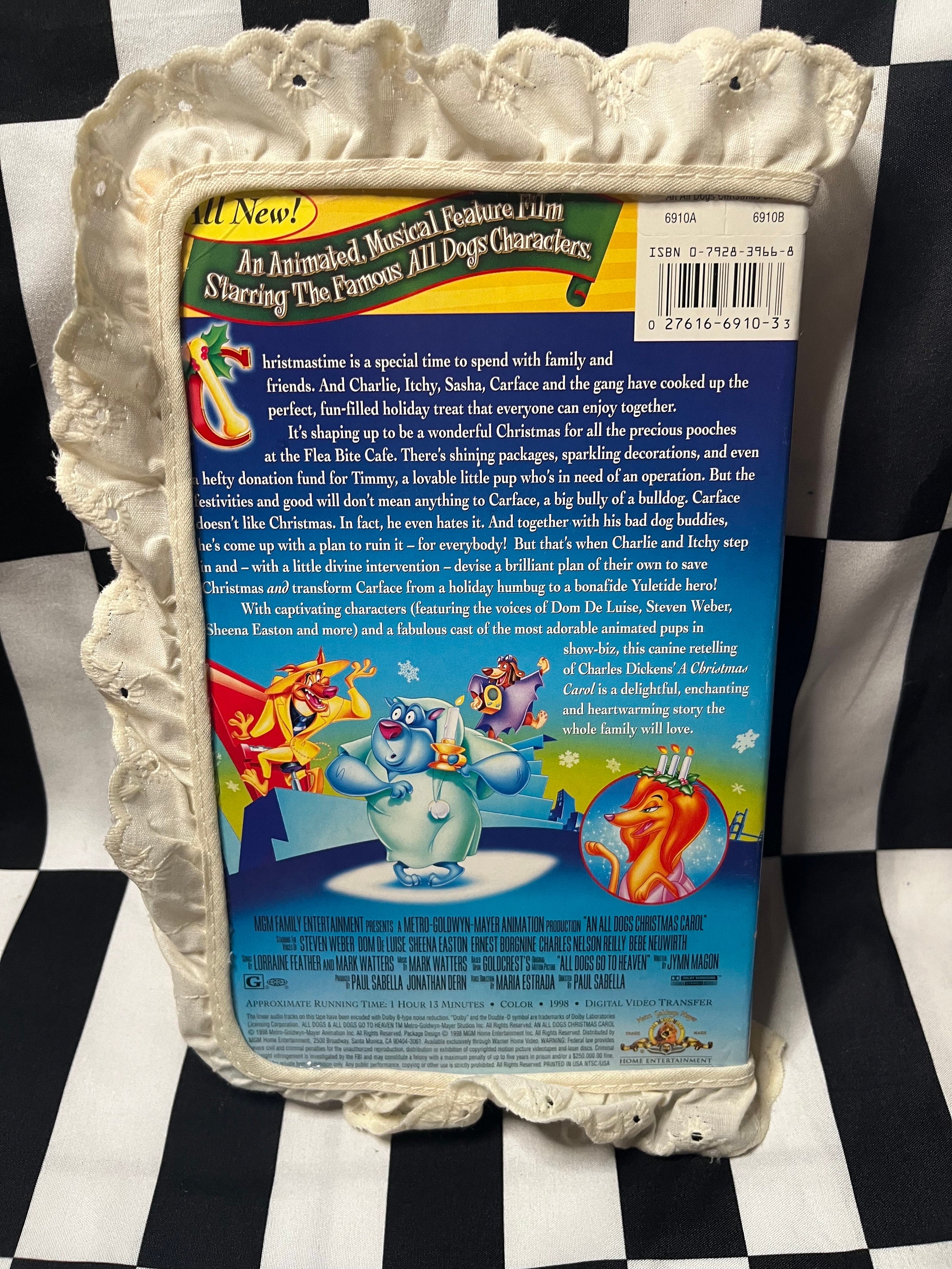 VHS All Dogs Christmas Carol Junk Journal - Etsy