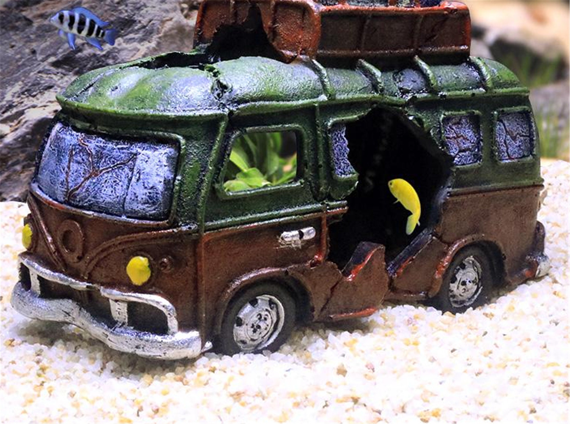 Aquarium simulation car fish tank landscaping undersea | Etsy