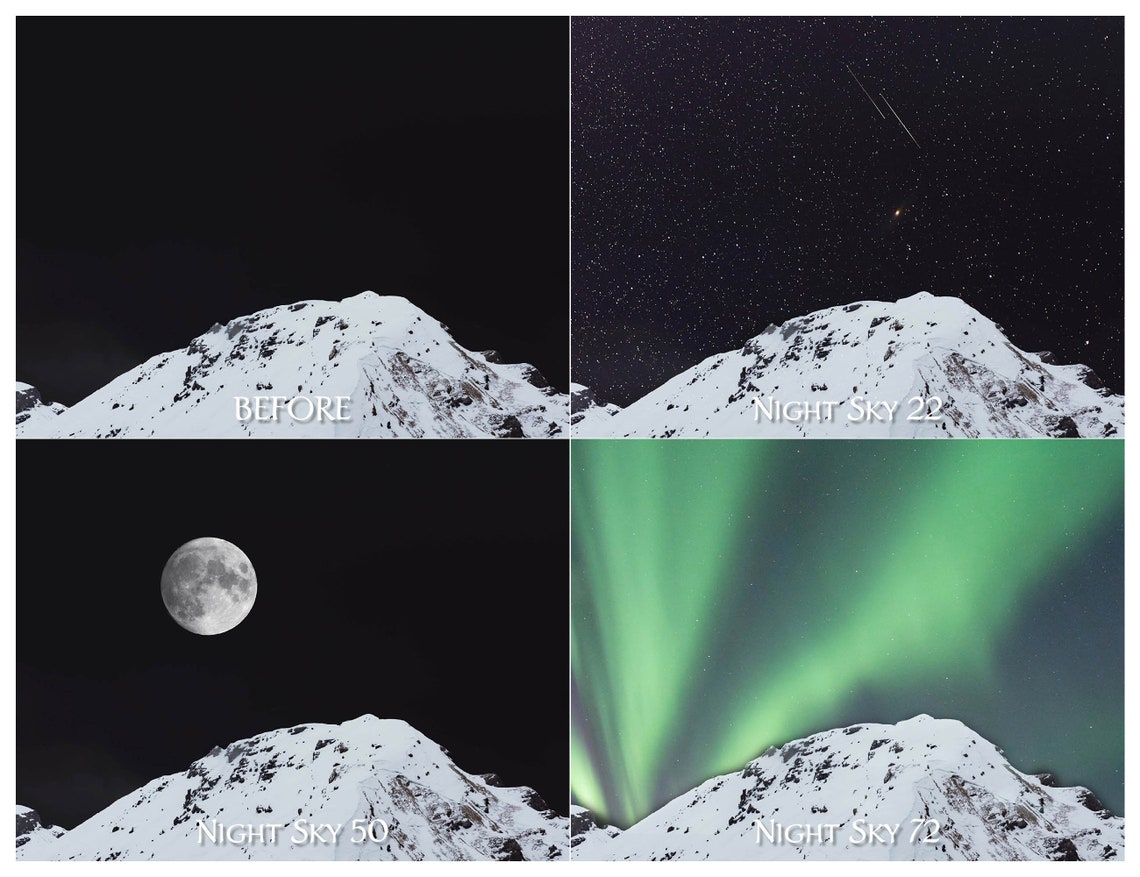 80 Overlays Night Sky Overlays 80 Jpg Overlays Sky - Etsy Australia