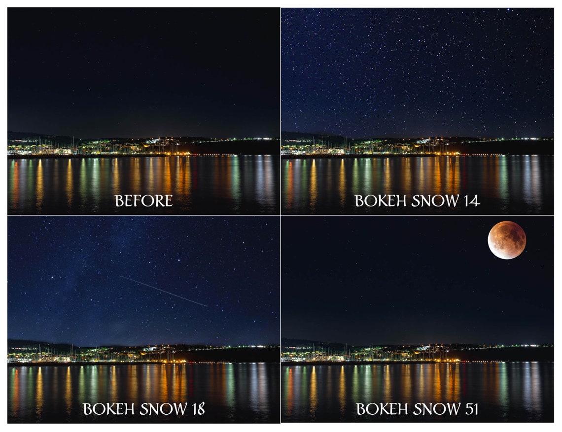 80 Overlays, Night Sky Overlays, 80 Jpg Overlays, Sky Overlays, Stars ...
