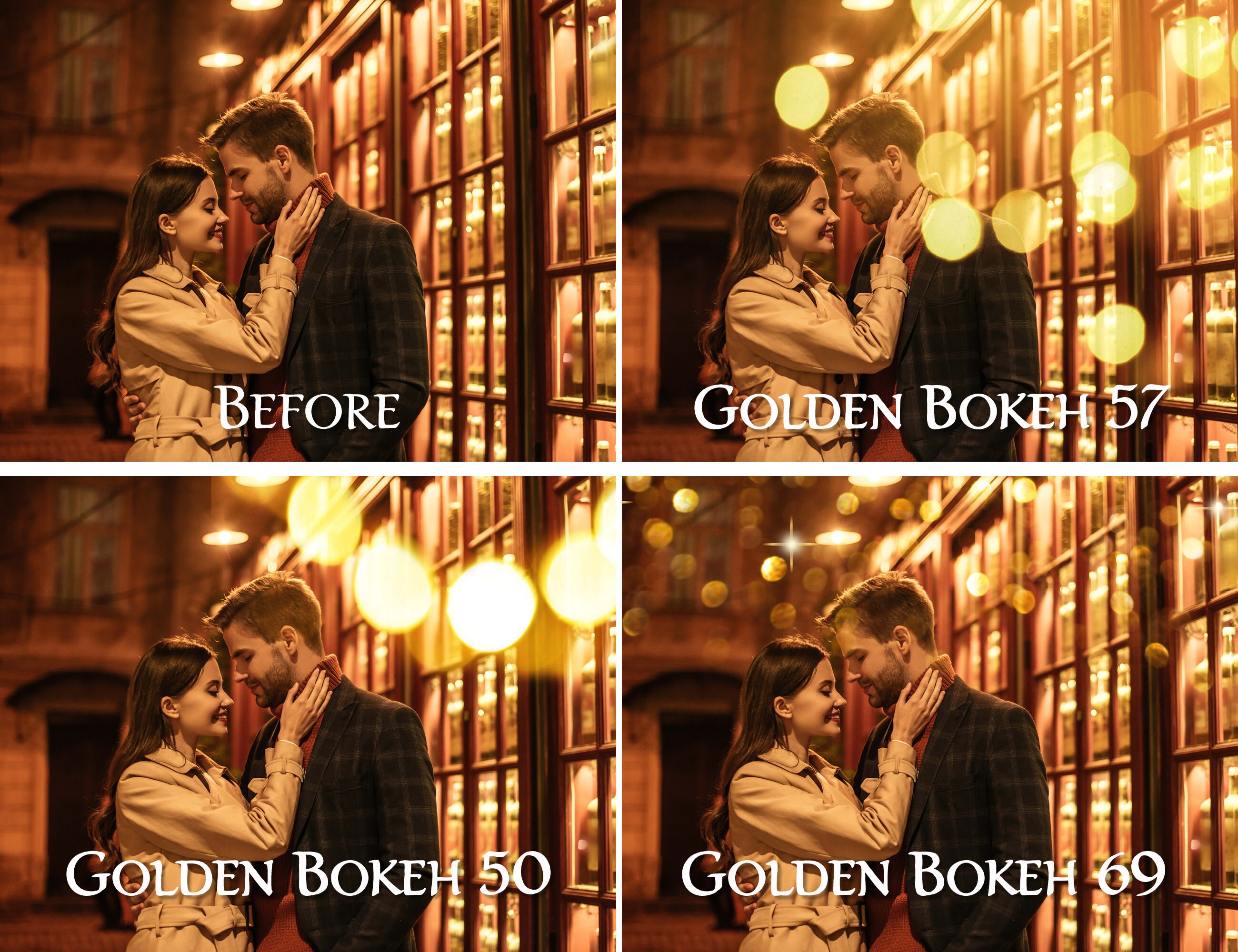 80 Overlays, Golden Bokeh Overlays, 80 Jpg Overlays, Bokeh Lights Overlays, Photo Overlays ...