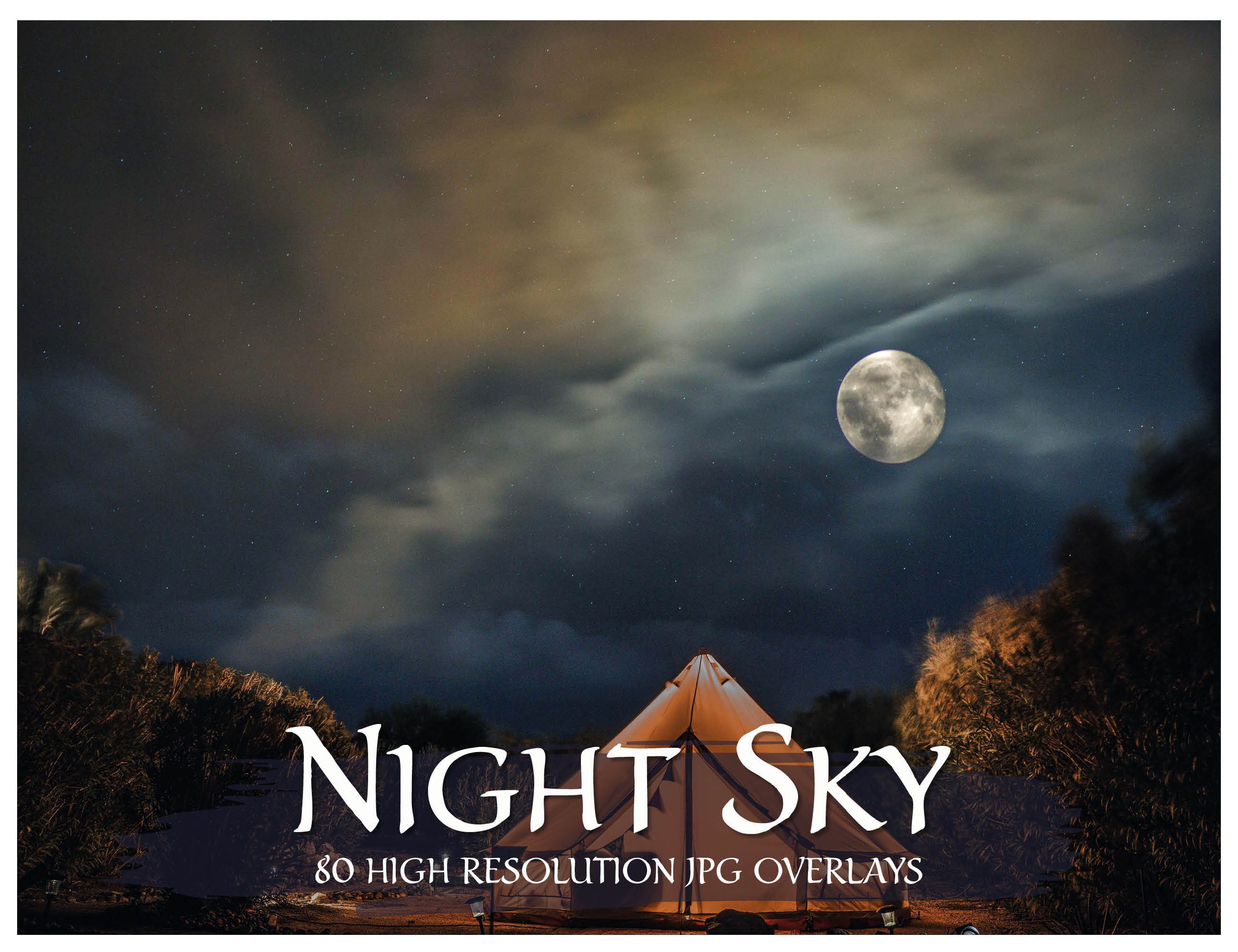 80 Overlays Night Sky Overlays 80 Jpg Overlays Sky - Etsy