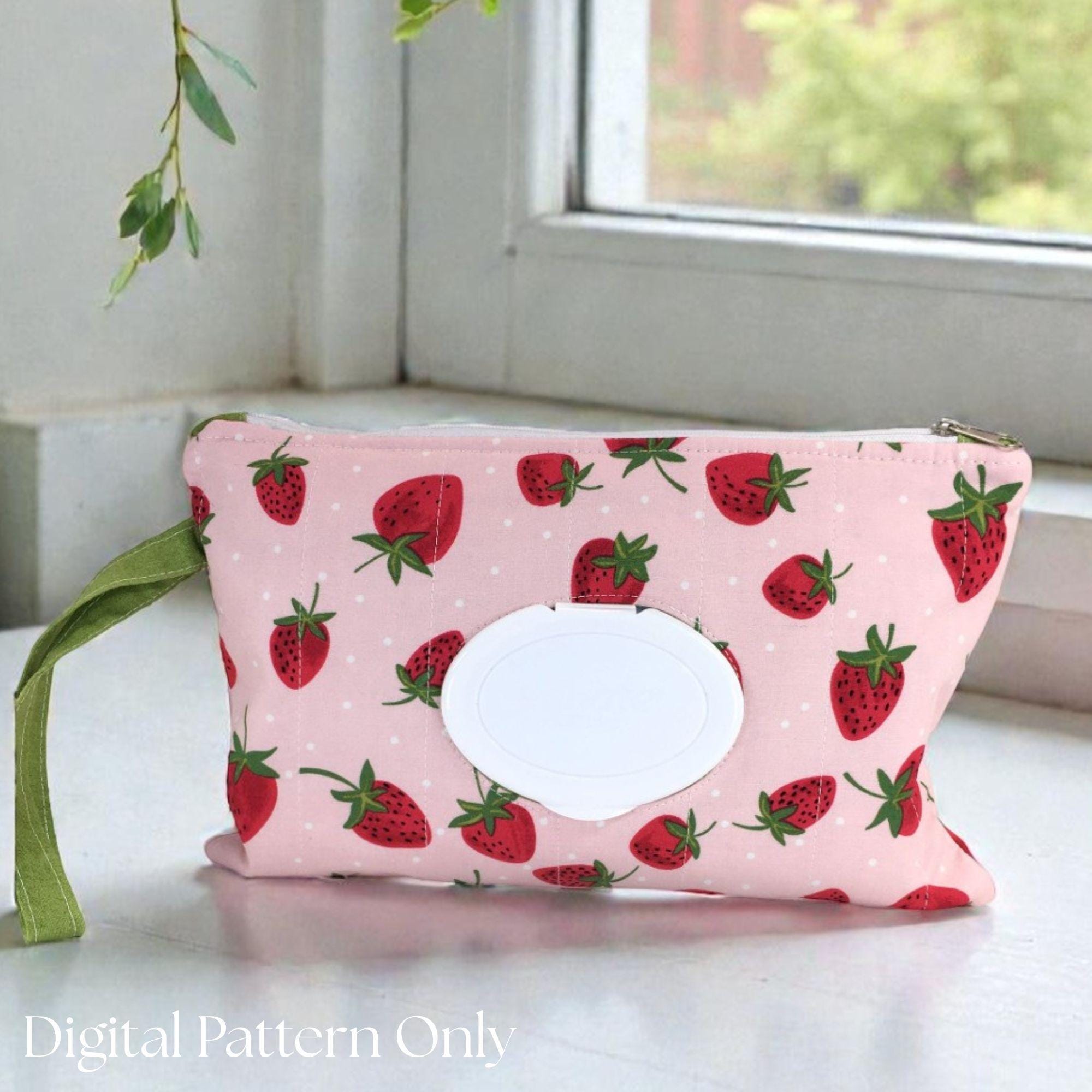 Quilted Wipe Pouch Sewing Pattern | Baby Diaper and Wipe Holder PDF ...