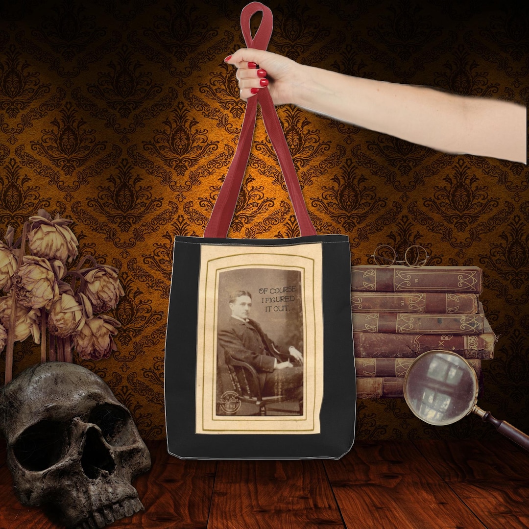 Victorian Detective Tote Bag True Crime Fan Gift Murder Mystery Game ...