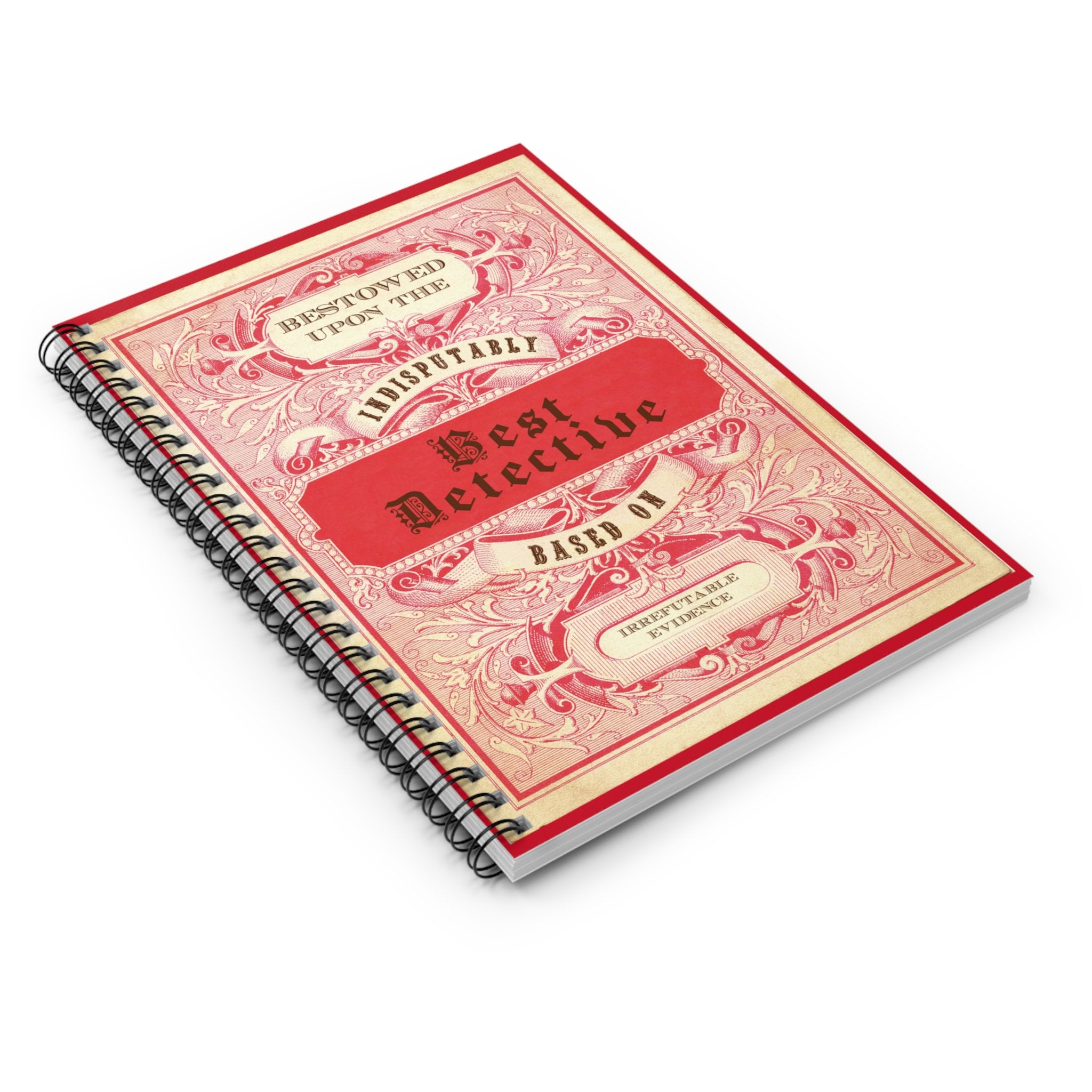 Best Detective Spiral Notebook Murder Mystery Game Prize True Crime Fan ...