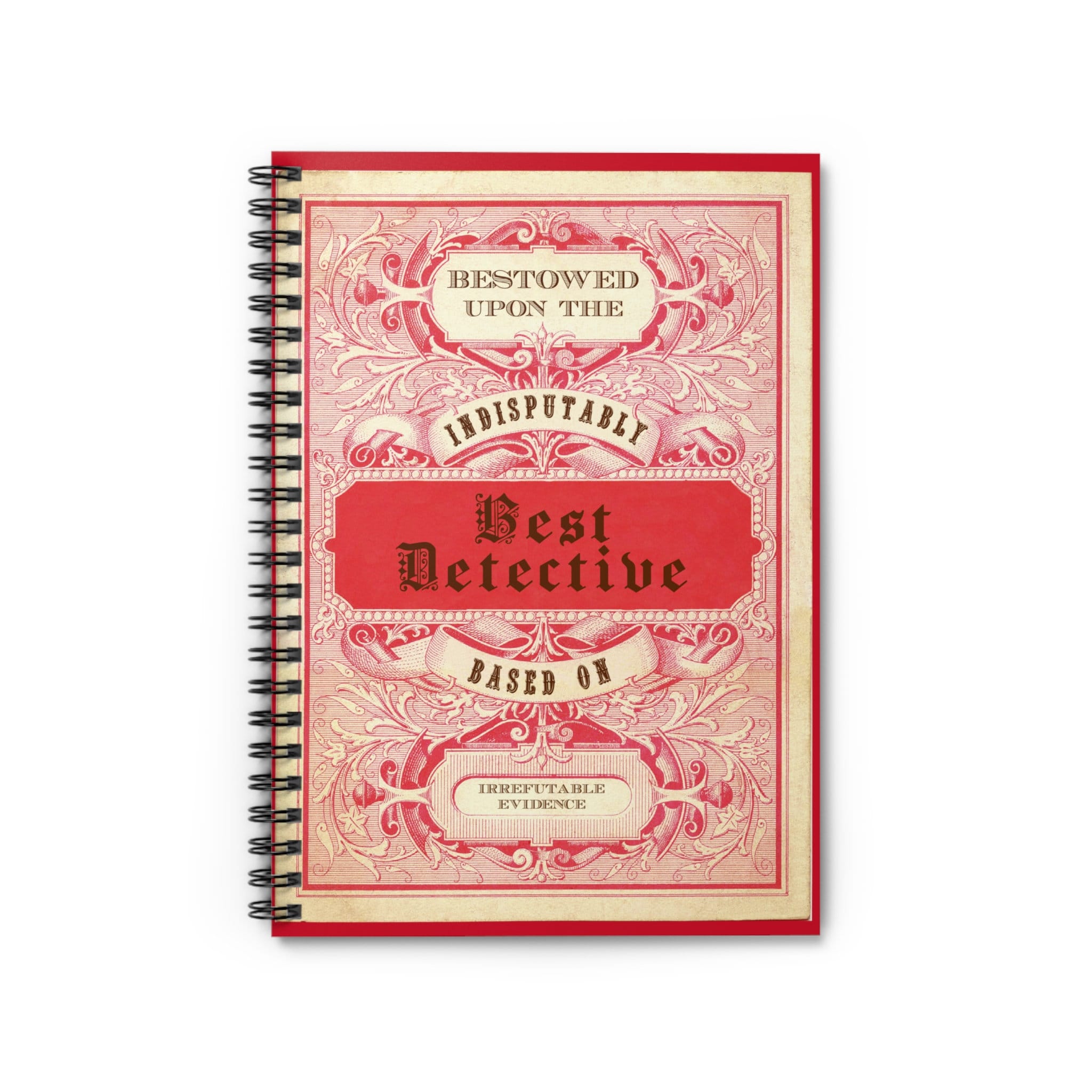 Best Detective Spiral Notebook Murder Mystery Game Prize True Crime Fan ...
