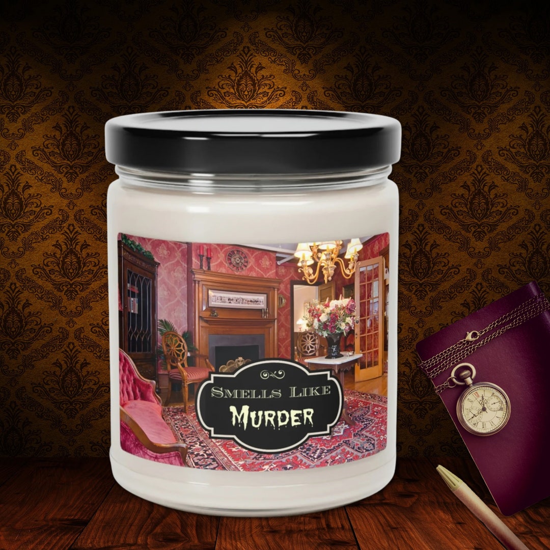 Murder Mystery Candle | Smells Like Murder | Murder Party Game Prize ...