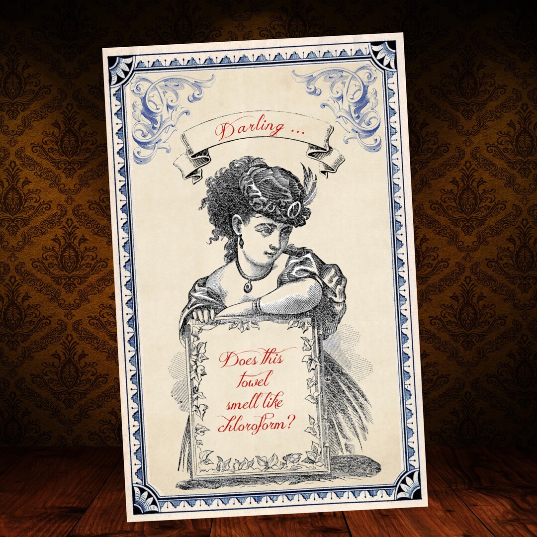 Murder Mystery Tea Towel Murder Fan Gift Murder Party - Etsy