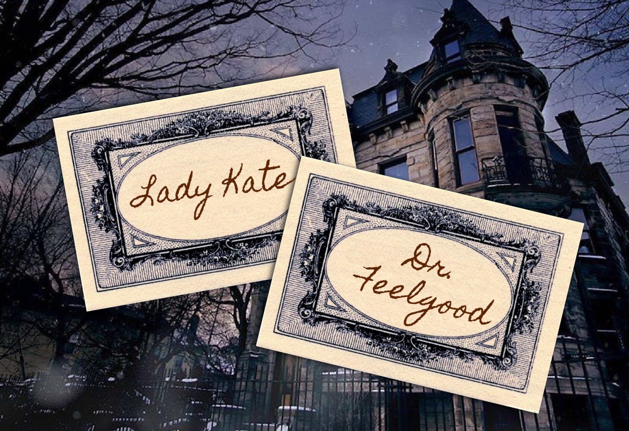 Blank Murder Mystery Party Nametags | Use With Any Game | Vintage ...