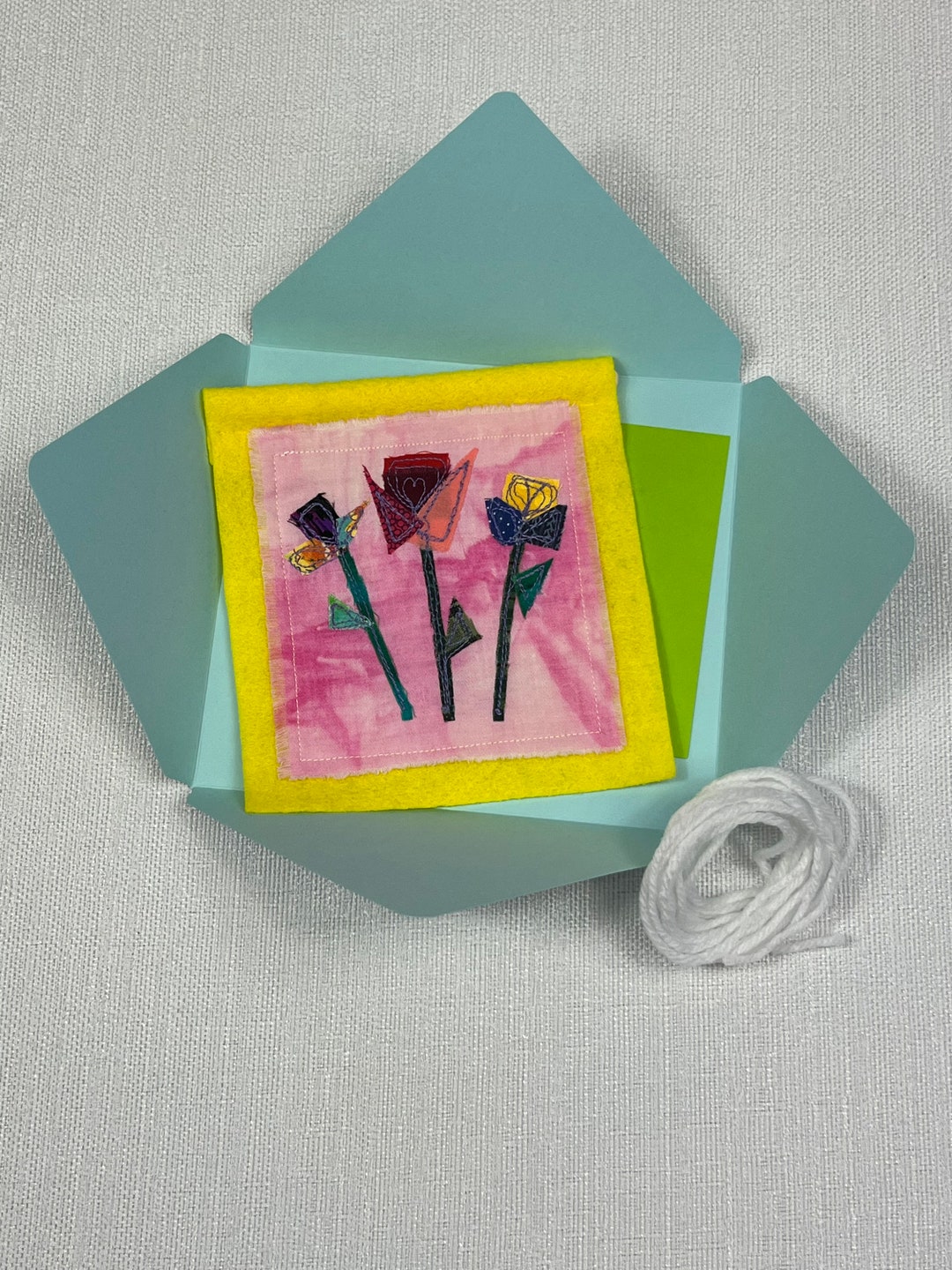 Spring Botanical Art, Small Floral Art, Tiny Wall Art, Valentine Card ...