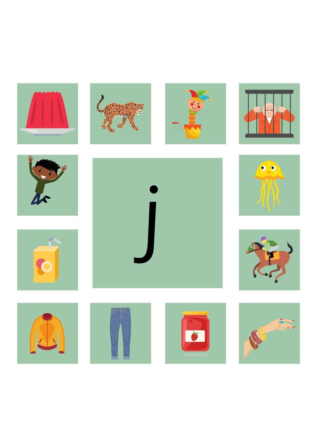 Initial Sounds Alphabet Cards - Display Cards or Phonics Game ...