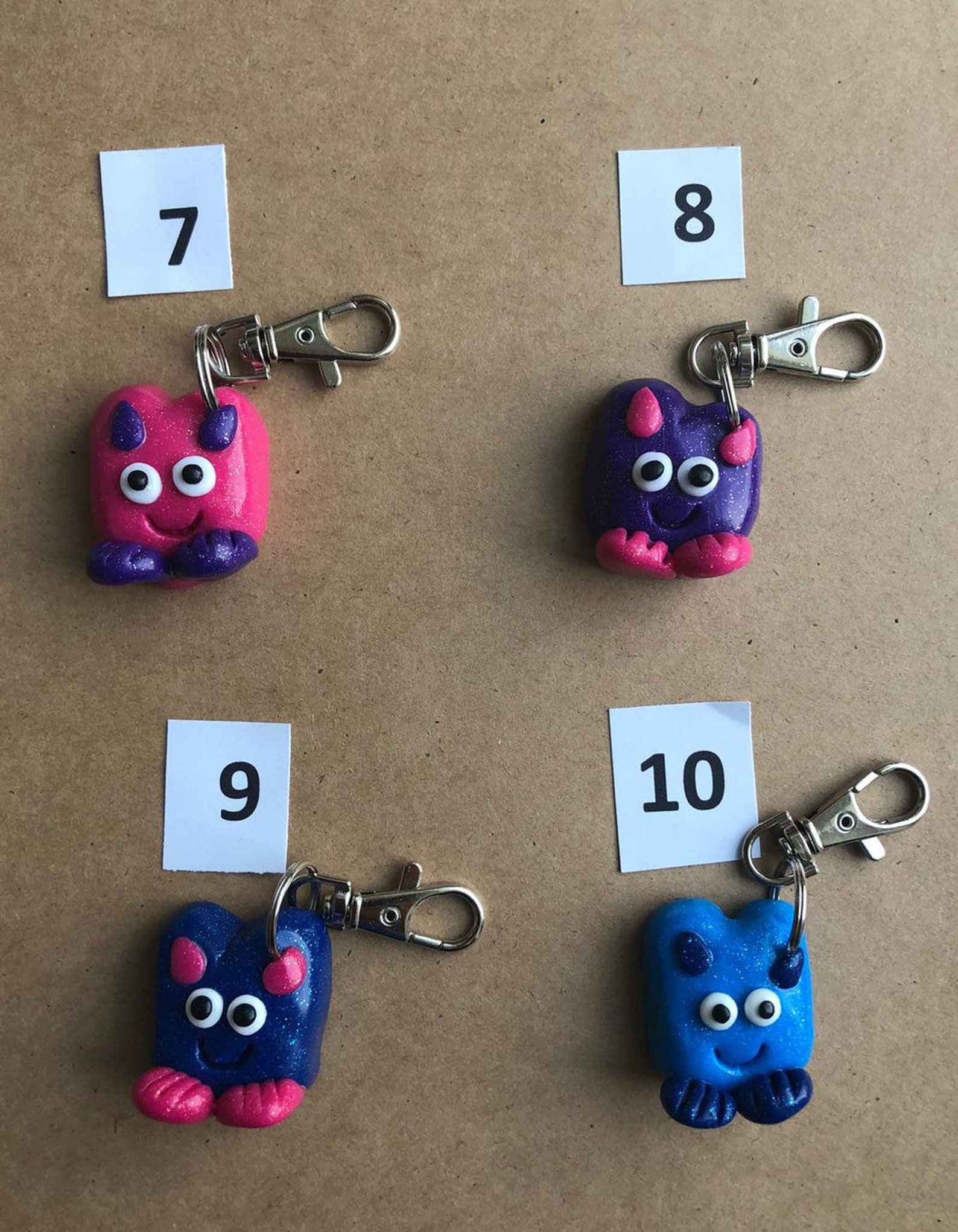 KIGA Monster Kindergarten Anhänger Geschenk Glücksbringer - Etsy