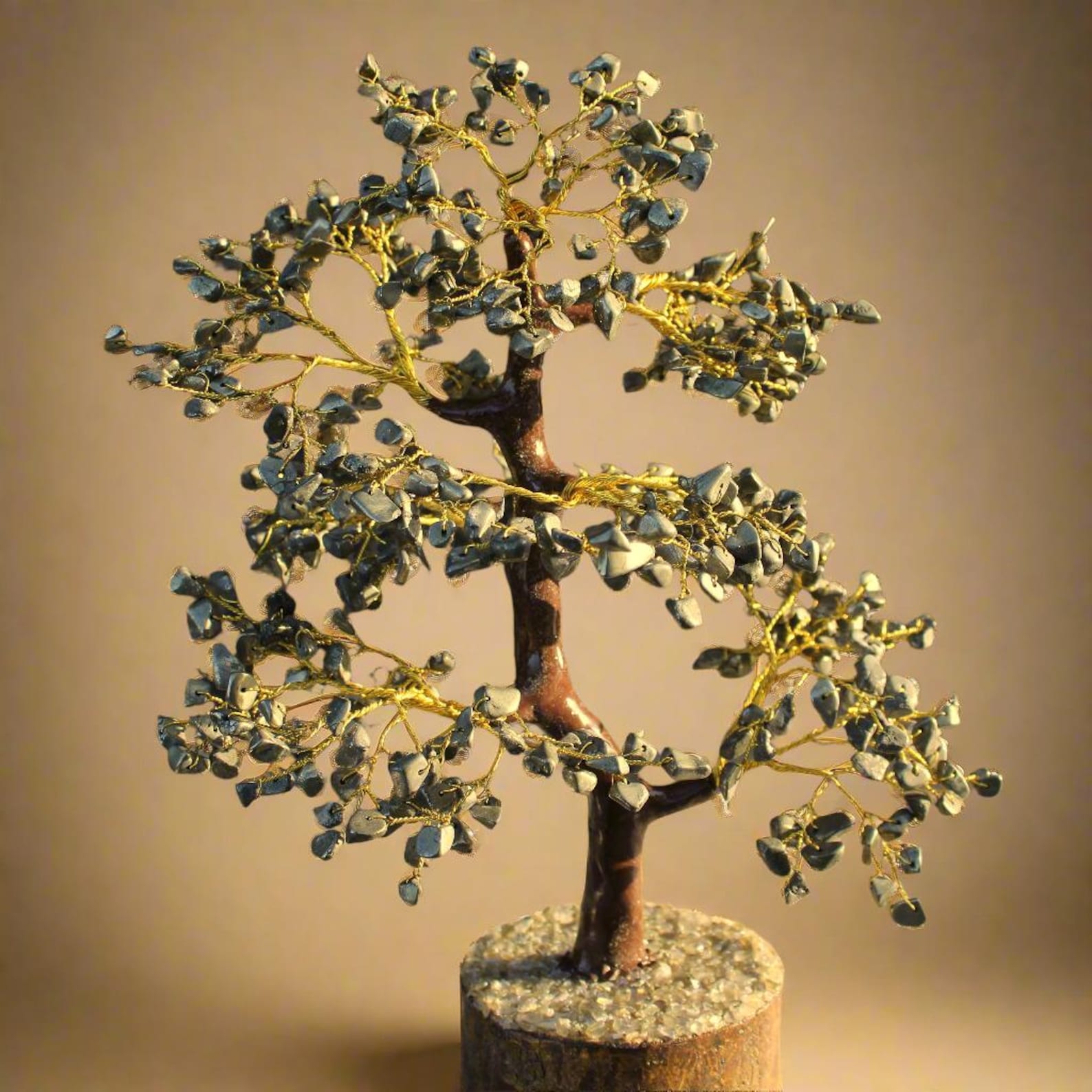 Handmade Pyrite Crystal Tree, Feng Shui Decor - Etsy