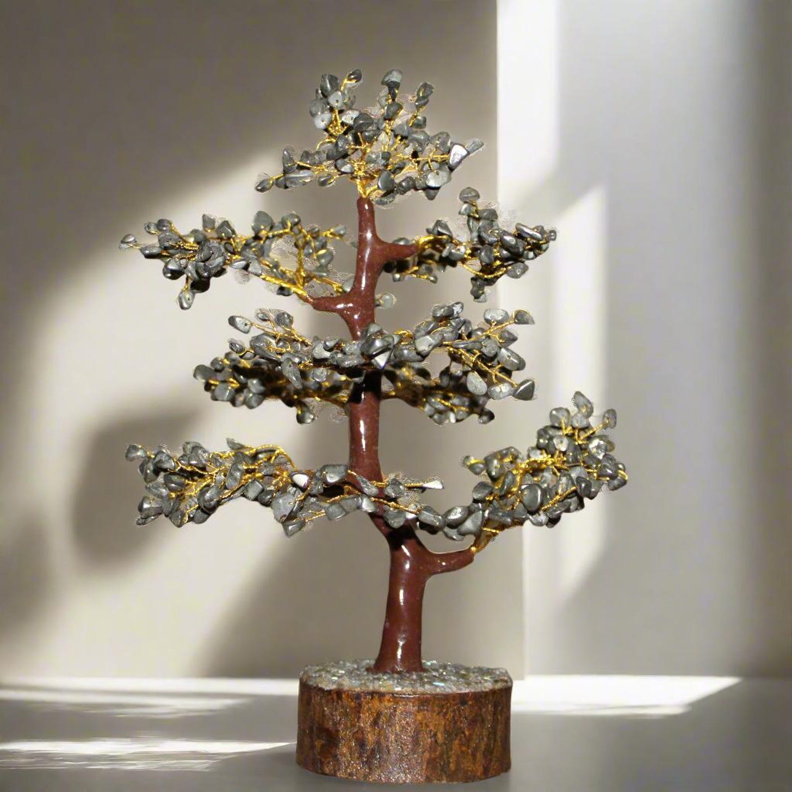 Handmade Pyrite Crystal Tree, Feng Shui Decor - Etsy