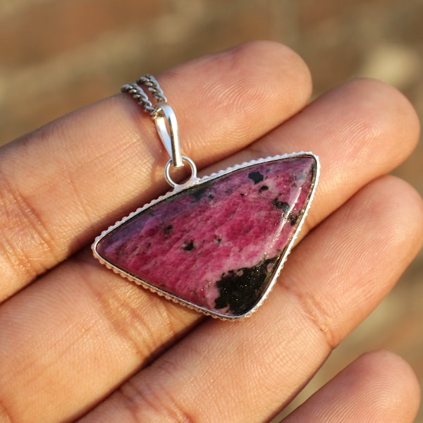 Natural Ruby Pendant - Etsy