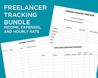 Freelance Income Tracker | Printable Income Tracker for Creatives ...