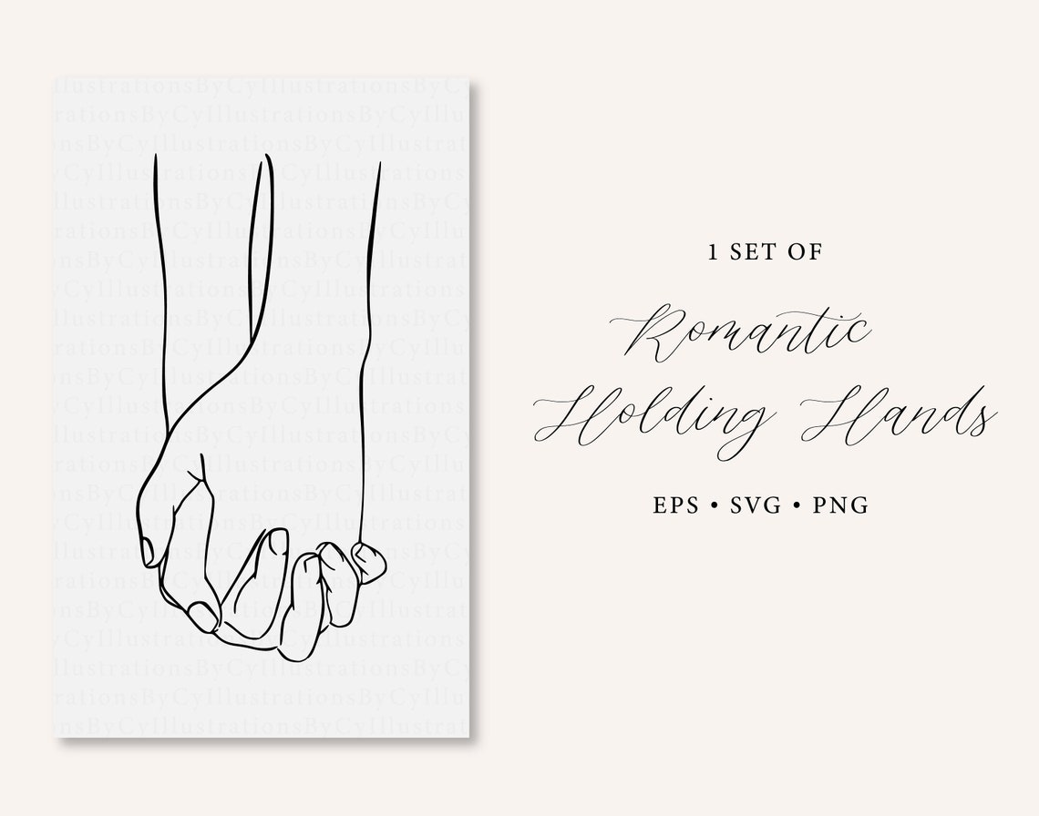 Holding Hands SVG, Holding Hands Clipart, Holding Hands Vector Couple ...