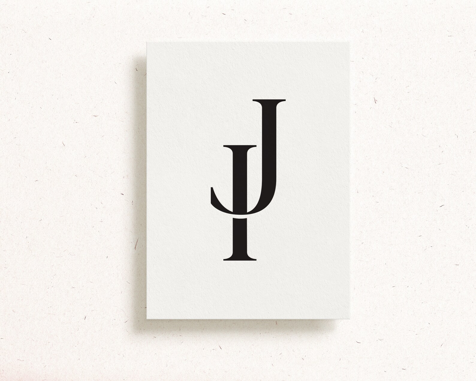 J I Monogram, J and I Wedding Logo, Premade Logo Design, Modern Logo ...