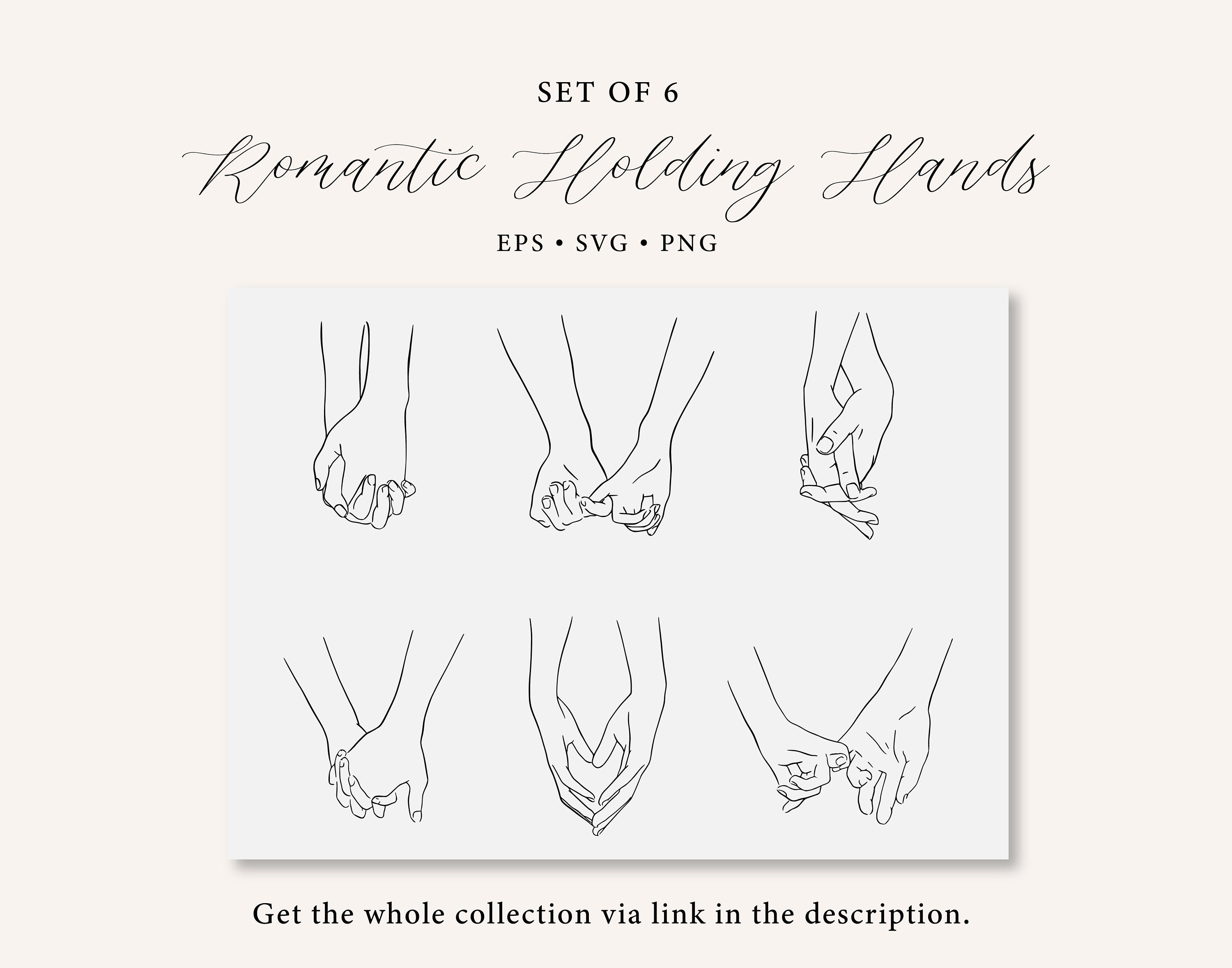 Holding Hands Svg, Holding Hands Png, Minimalist Hands, Holding Hands ...