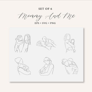 Mommy and Me Svg, Mom and Daughter Svg, Mothers Day Svg, Mom and Child ...